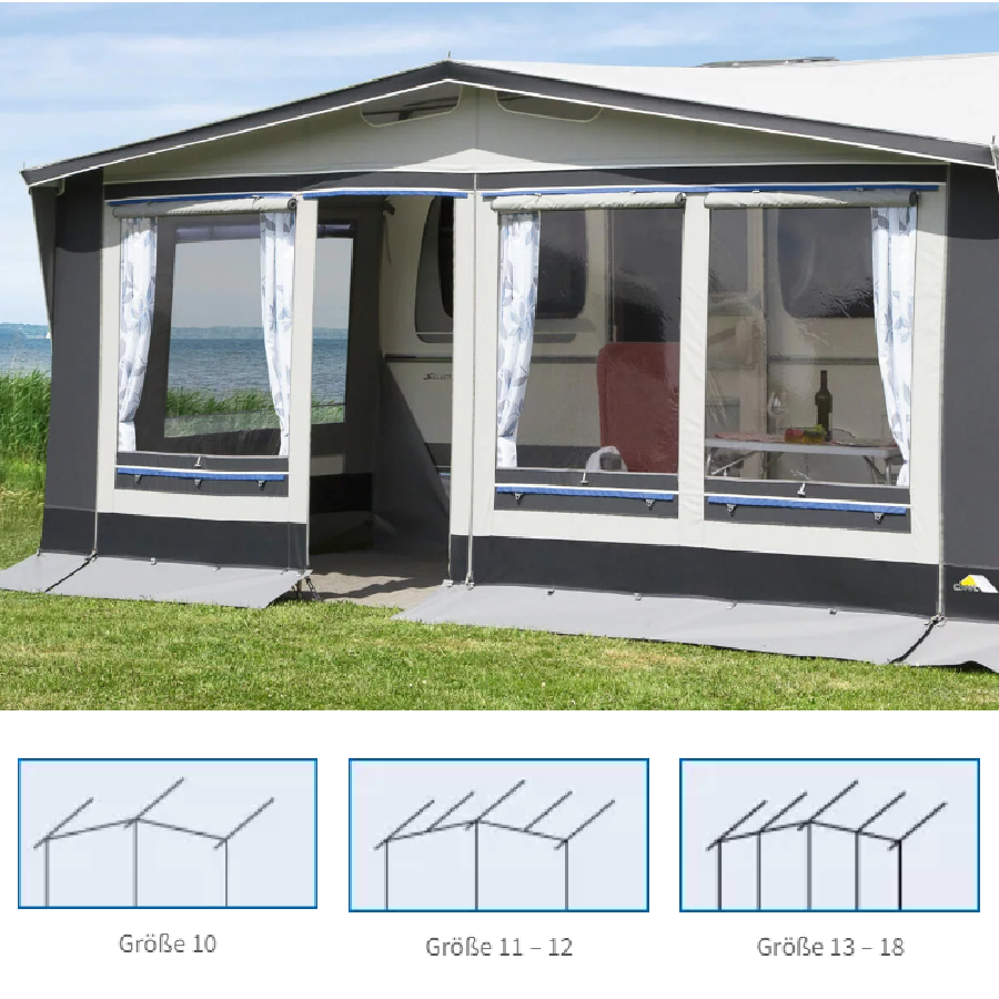 DWT Vorzelt Polo 240 Gr.16 Reisezelt Reisezelt Der Zelt Discounter